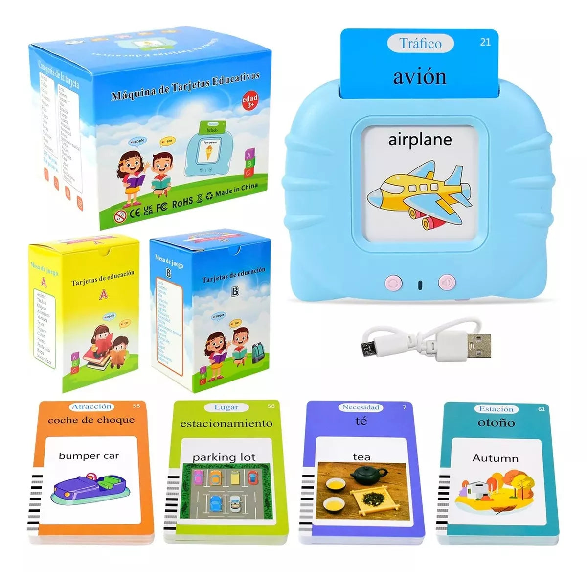 LearnTalk™ | Tarjetas Parlantes de Aprendizaje – Royal Shop